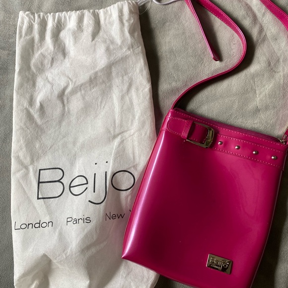 Beijo | Bags | Beijo Classic Cross Body Pink Patent Purse | Poshmark